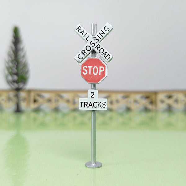 HO scale crossing signs