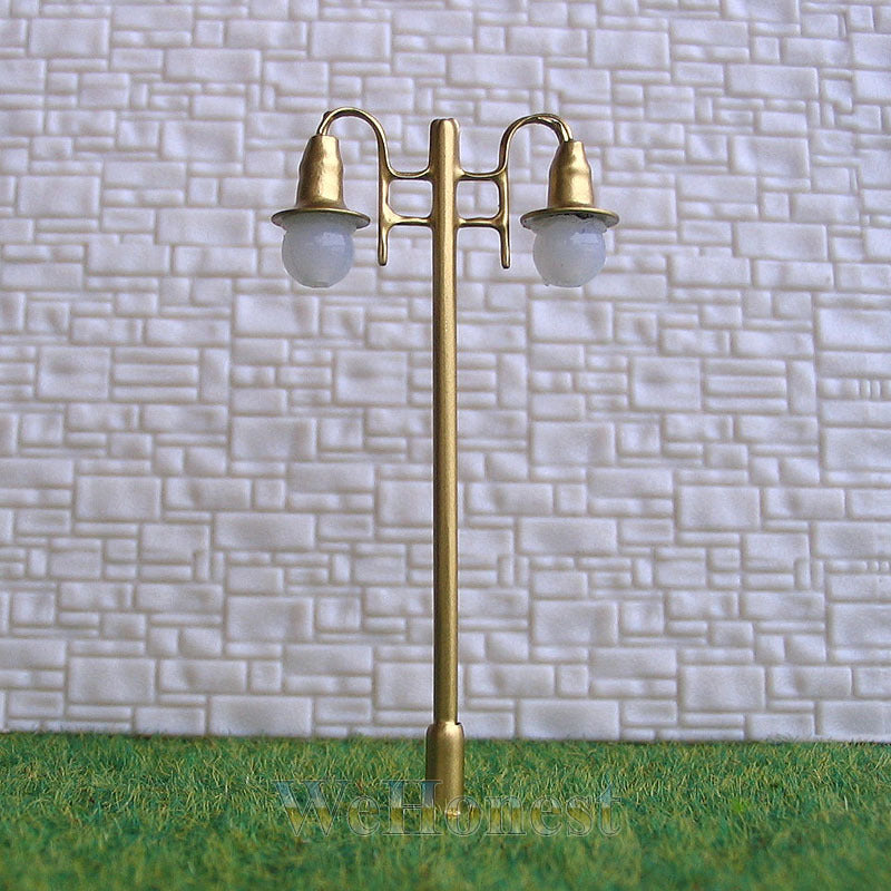 5 x OO / HO Scale Model Train Lamps Railroad Lamp posts 12V Street Lig