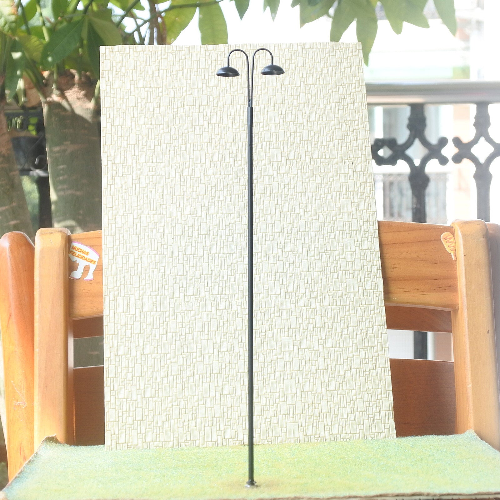 5 x G scale LED street light model train path lamppost station lamp po