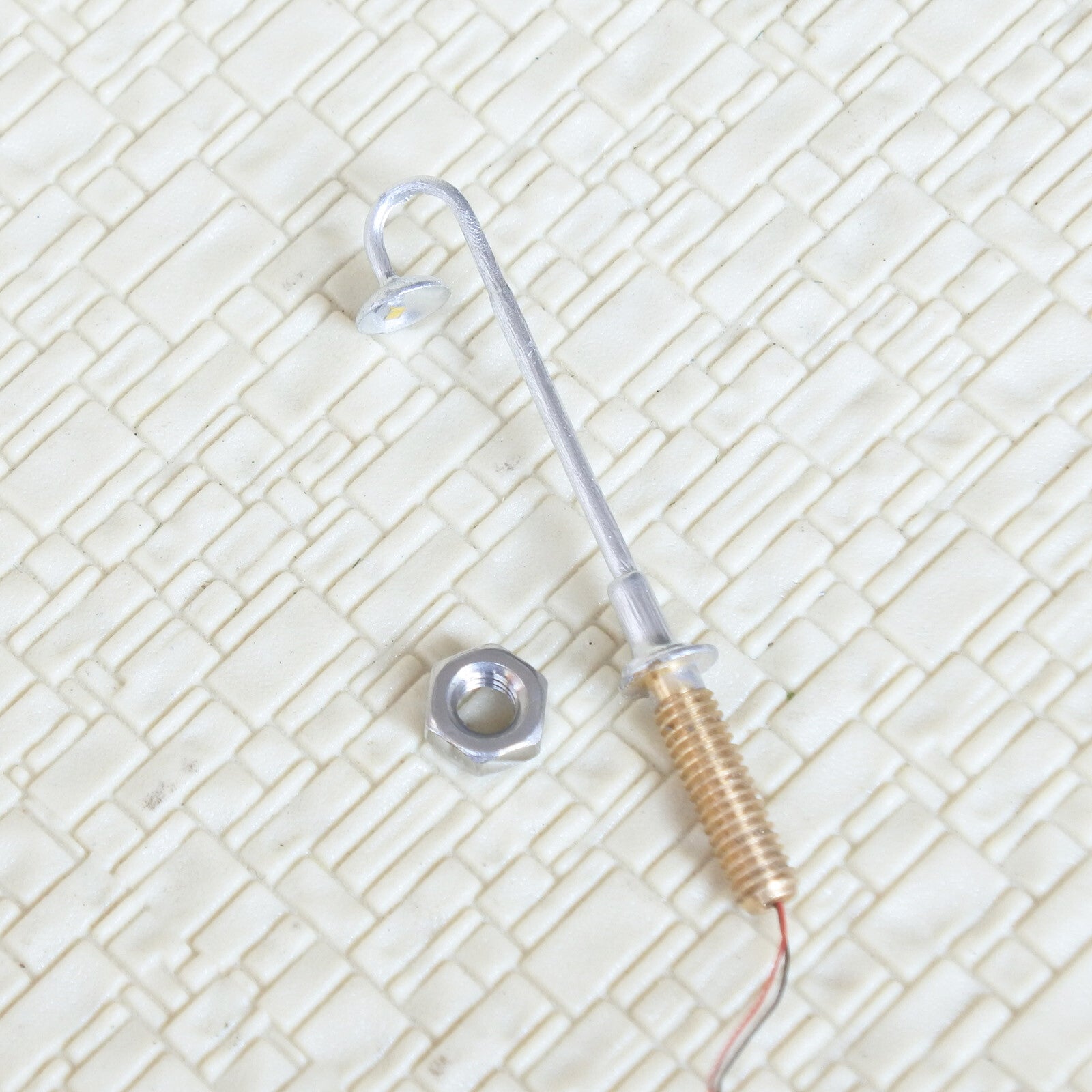 5 x N scale LED street light model train path lamppost station lamp po