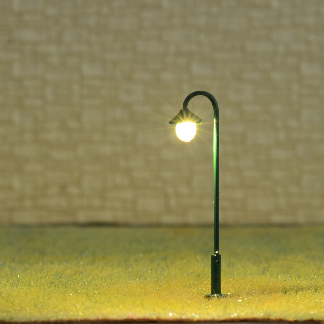 5 x HO scale model railroad street light LED lamppost station lamp 45m