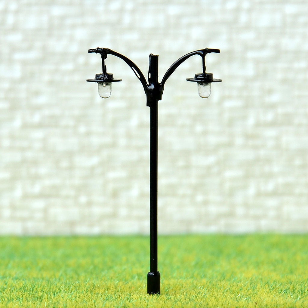 10 x OO / HO Scale Model Train Lamps Railroad Lamp posts Led Street Li