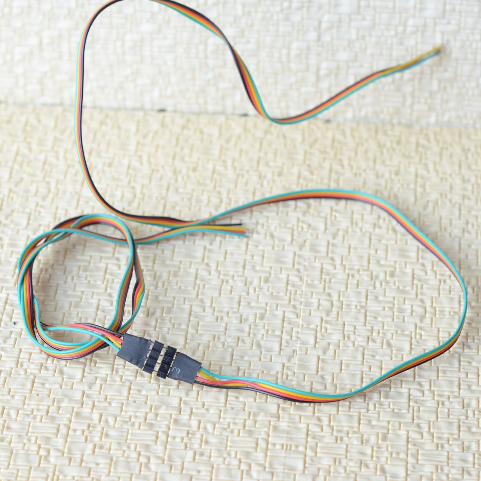 3 pair extending wires cable 2.54mm pin plug socket connector for sign