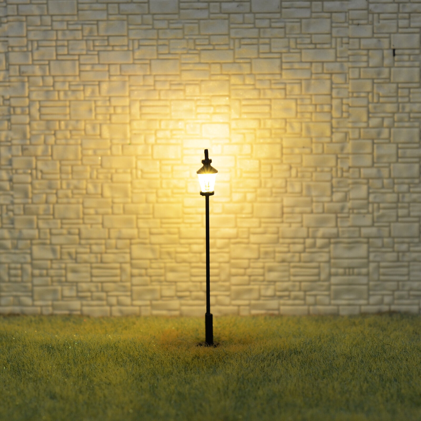 5 x OO / HO scale LED antique street light model railroad path lamp po