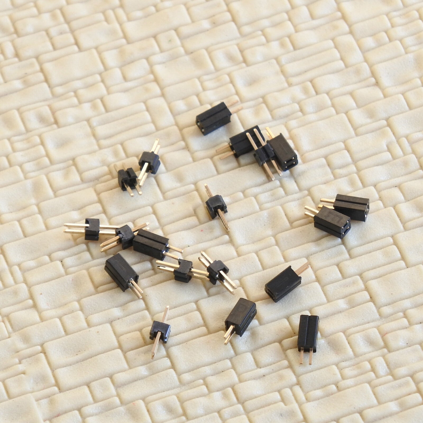 10 pairs combined 2 pins small mini-plug and socket 1.27mm connectors