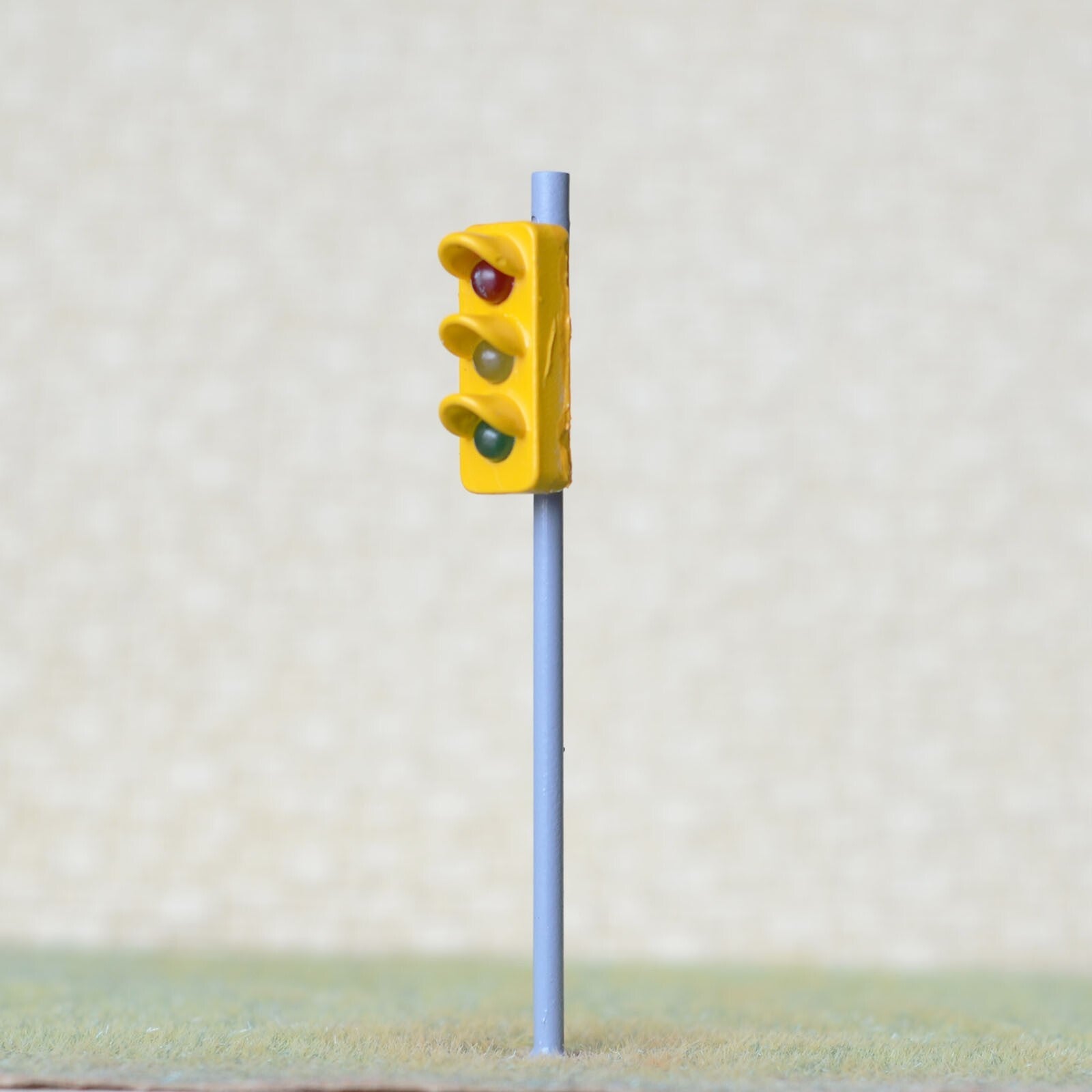 2 x traffic signal light O scale model railroad crossing walk led lamp