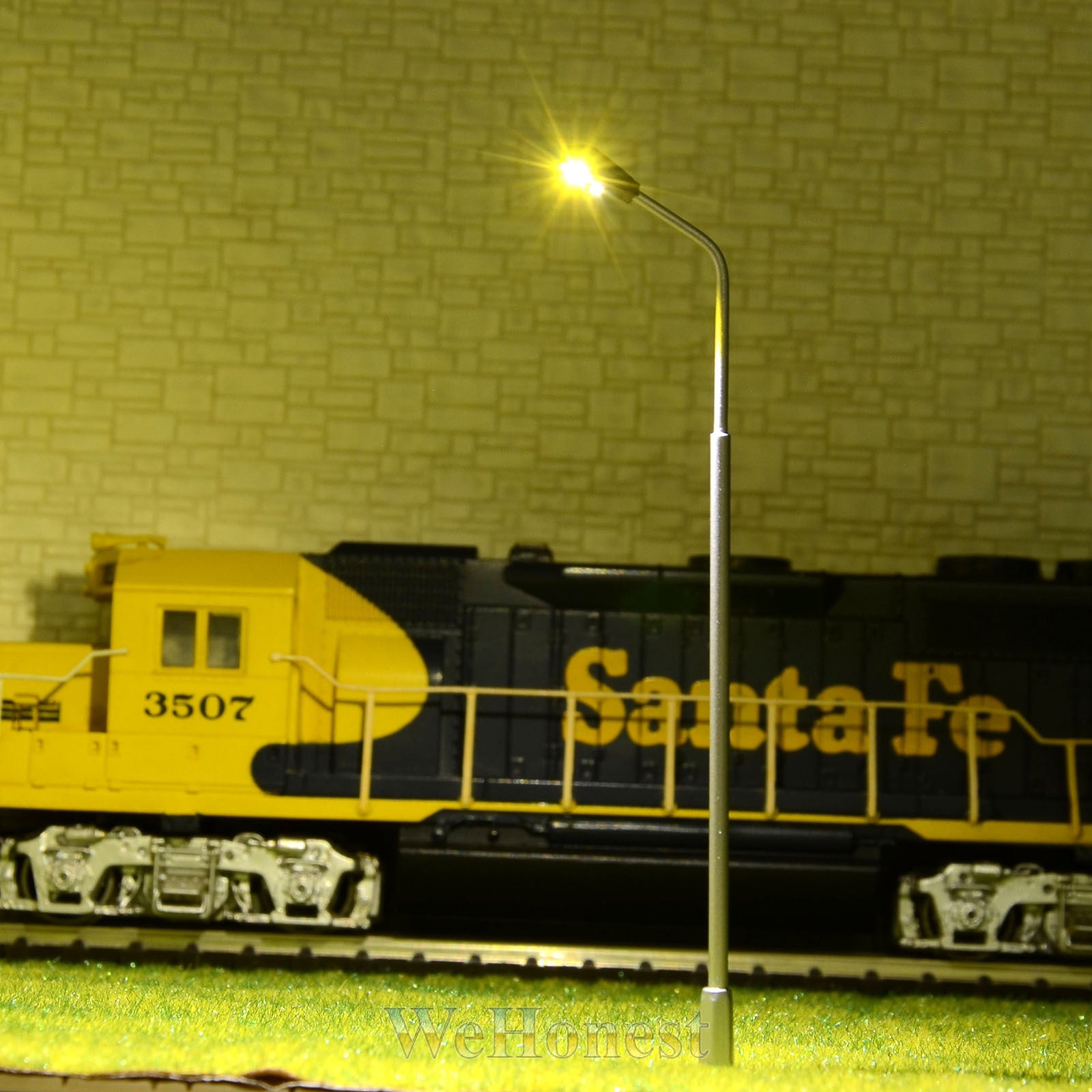 10 x OO / HO scale Model Railroad train Lamp posts Led street light La