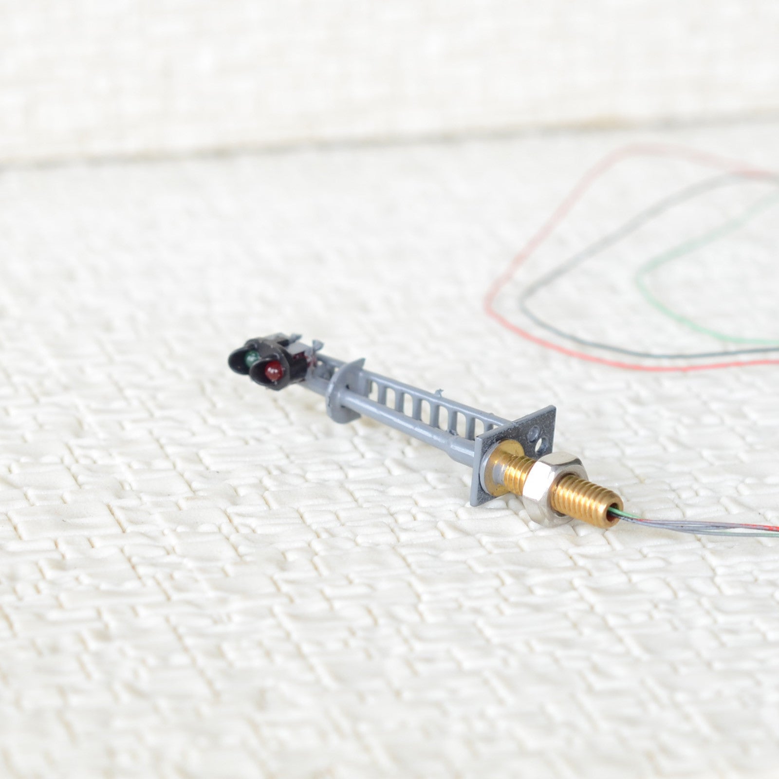 1 x N scale Signal Model Railroad Train Block Signal LED Green/Red wit