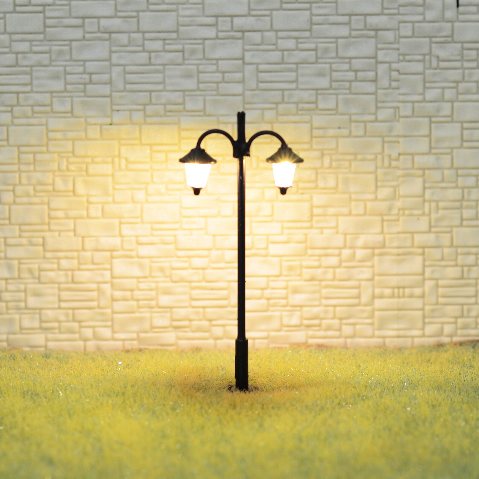 5 x OO / HO scale LED antique street light model railroad path lamp po
