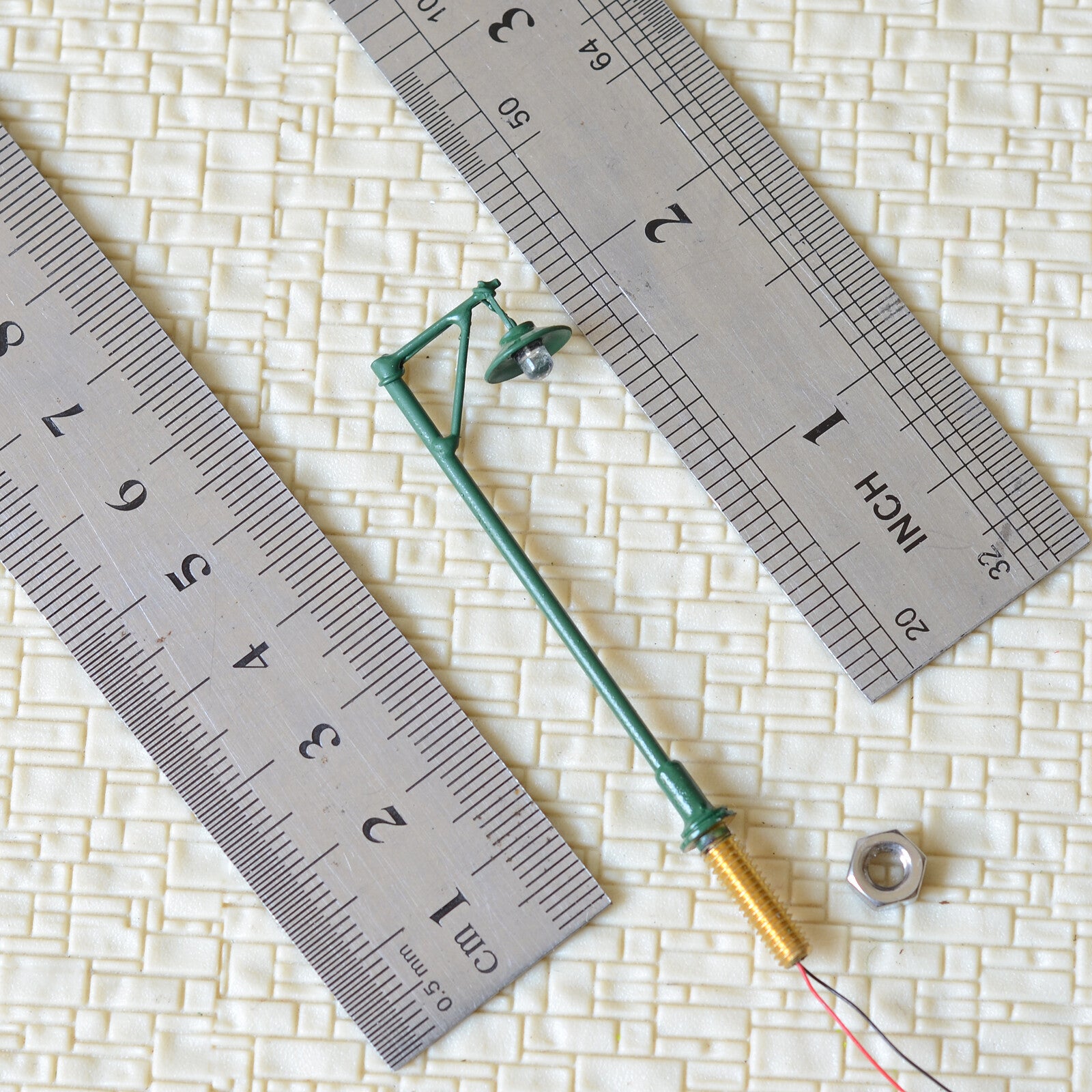 5 x OO / HO scale LED street light Model Train Railroad path lamp post