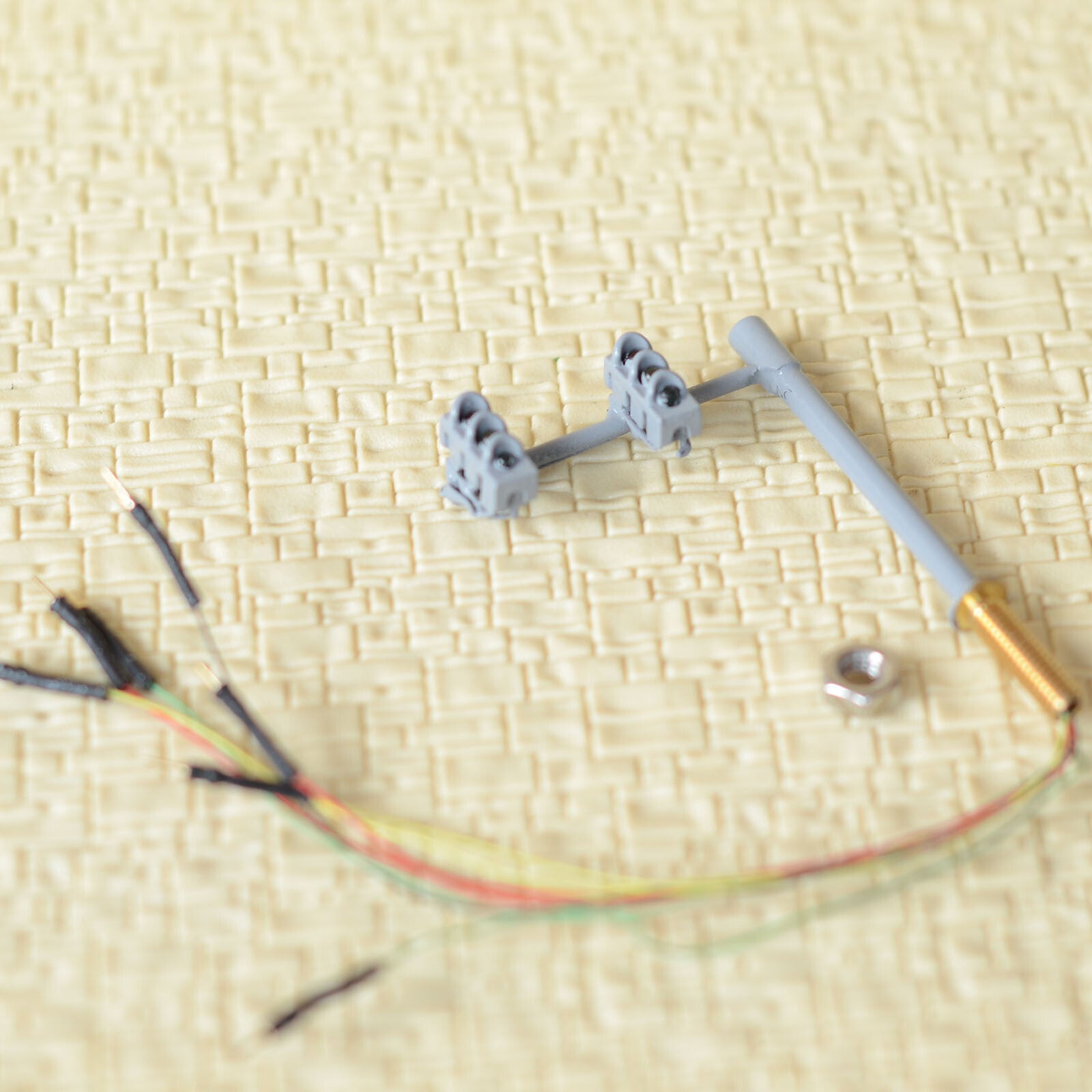 2 x traffic lights N scale crossing walk model LED pedestrian street s