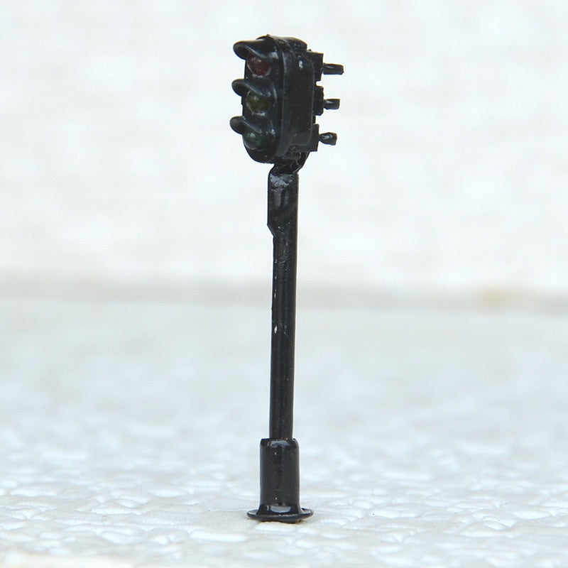 5 pcs TRAFFIC SIGNALS N Scale Crossing LED Crosswalk Signal Road Stree