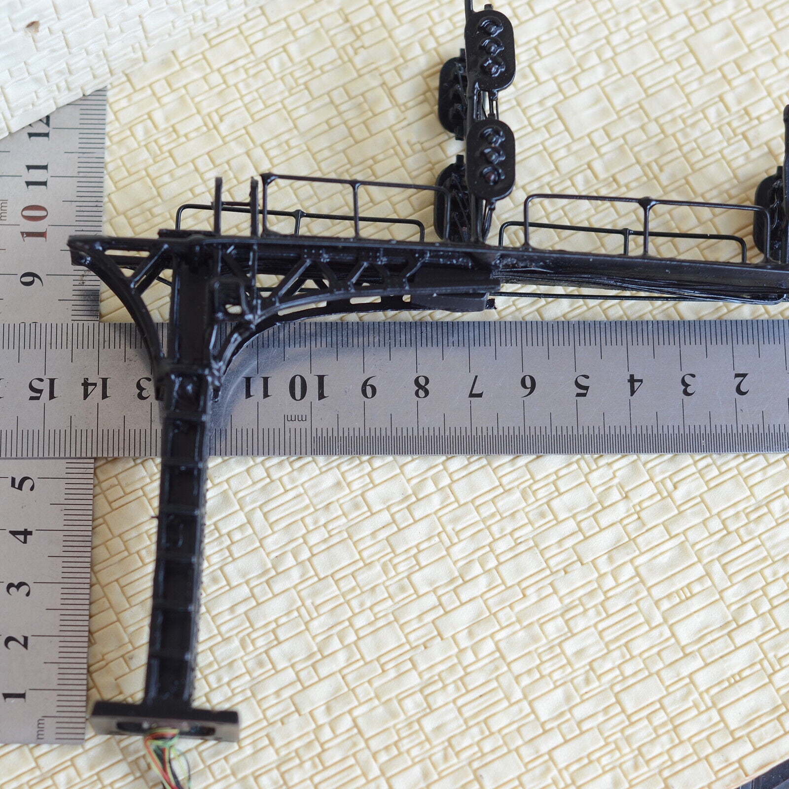 1 x HO /OO block cantilever signal bridge LED 2 directions double Trac